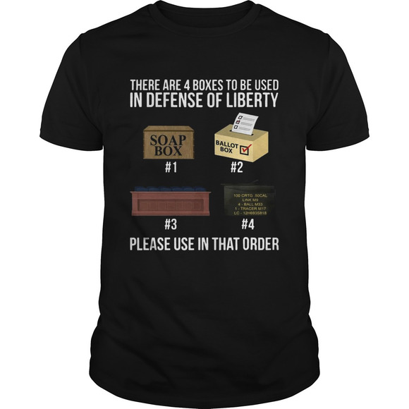 Shirts | There Are 4 Boxes To Be Used In Defense Of Liberty Please Use ...